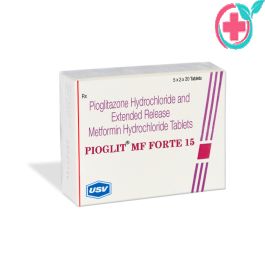 Buy Pioglit MF Forte Tablet (Pioglitazone Metformin): Check Price, Uses ...